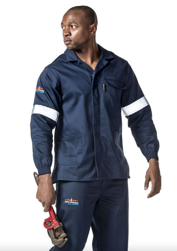 Conti Jacket Acid & Flame Retardant Navy SABS | Rand Safety